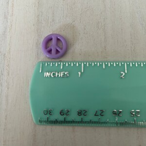 70 Acrylic Peace Sign Beads - Acrylic Peace Sign Pendants - Peace Sign ...