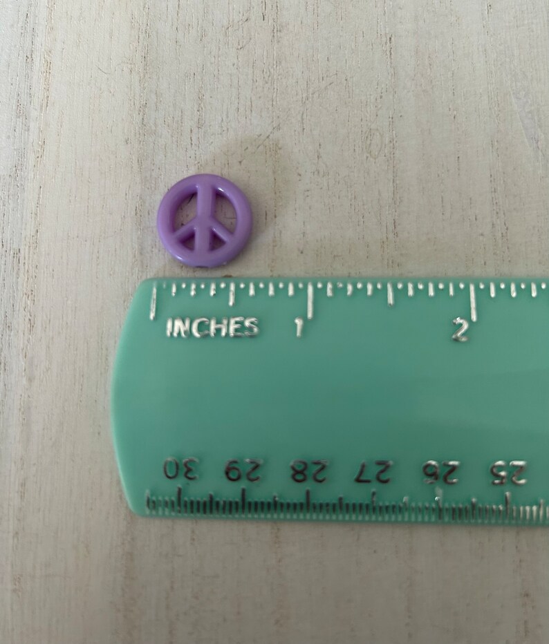 70 Acrylic Peace Sign Beads - Acrylic Peace Sign Pendants - Peace Sign ...