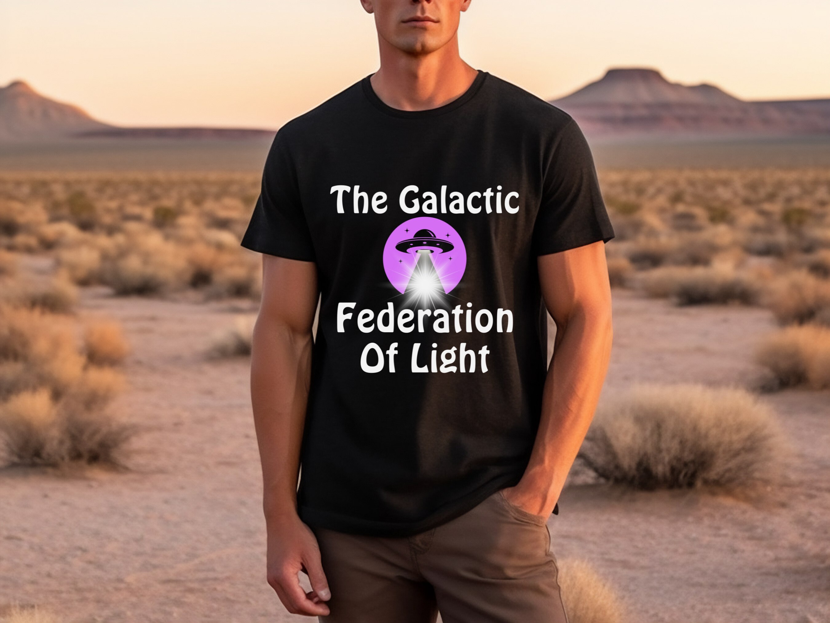 The Galactic Federation Alien UFO Tshirt Starseed Tee Gift for ...