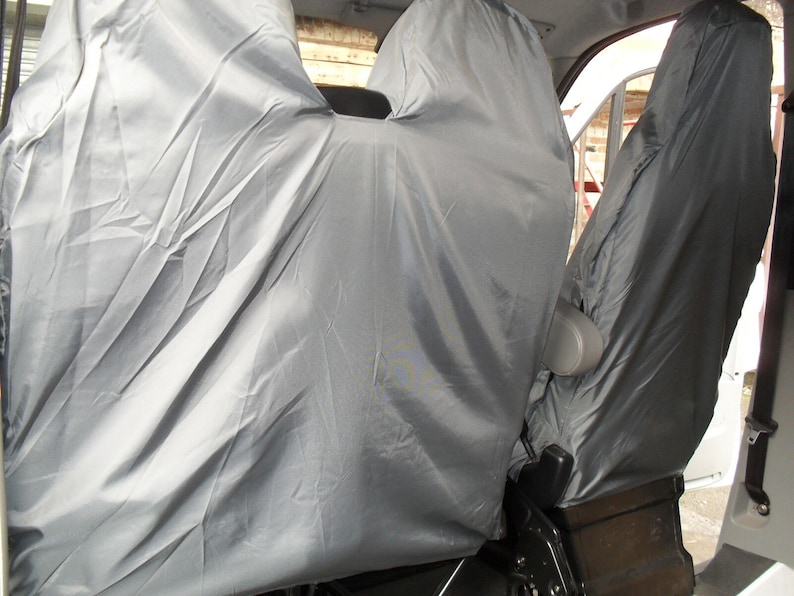 Citroen Dispatch Waterproof Seat Covers, Heavy-duty Grey Canvas, Single ...