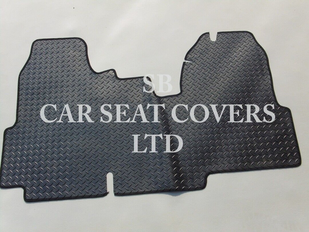 Suitable to Fit a Ford Transit Van, SWB, Checkered Rubber Mat - Etsy