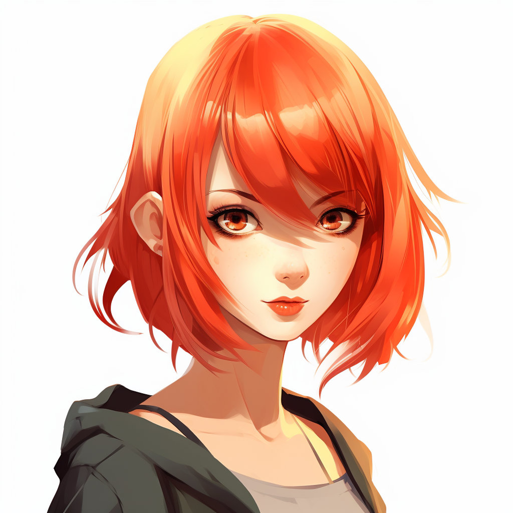 8 Anime Style Girl Avatars PNG Pack – Transparent Background - Fun ...