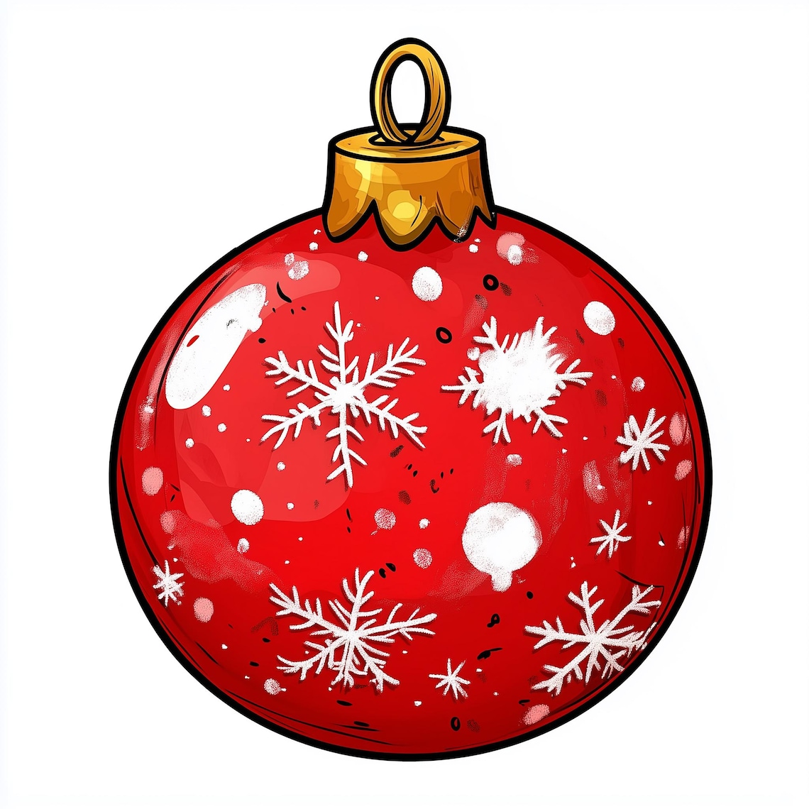 12 Cartoon Christmas Baubles PNG Pack – Fun Digital Art/clipart for ...