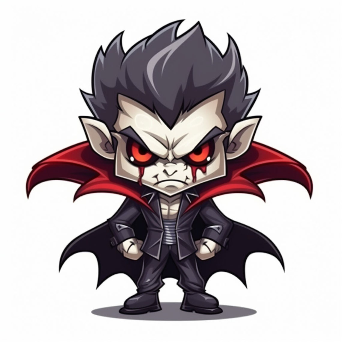 10 Scary Halloween Vampires Cartoons PNG Pack Fun Digital Art/clipart ...