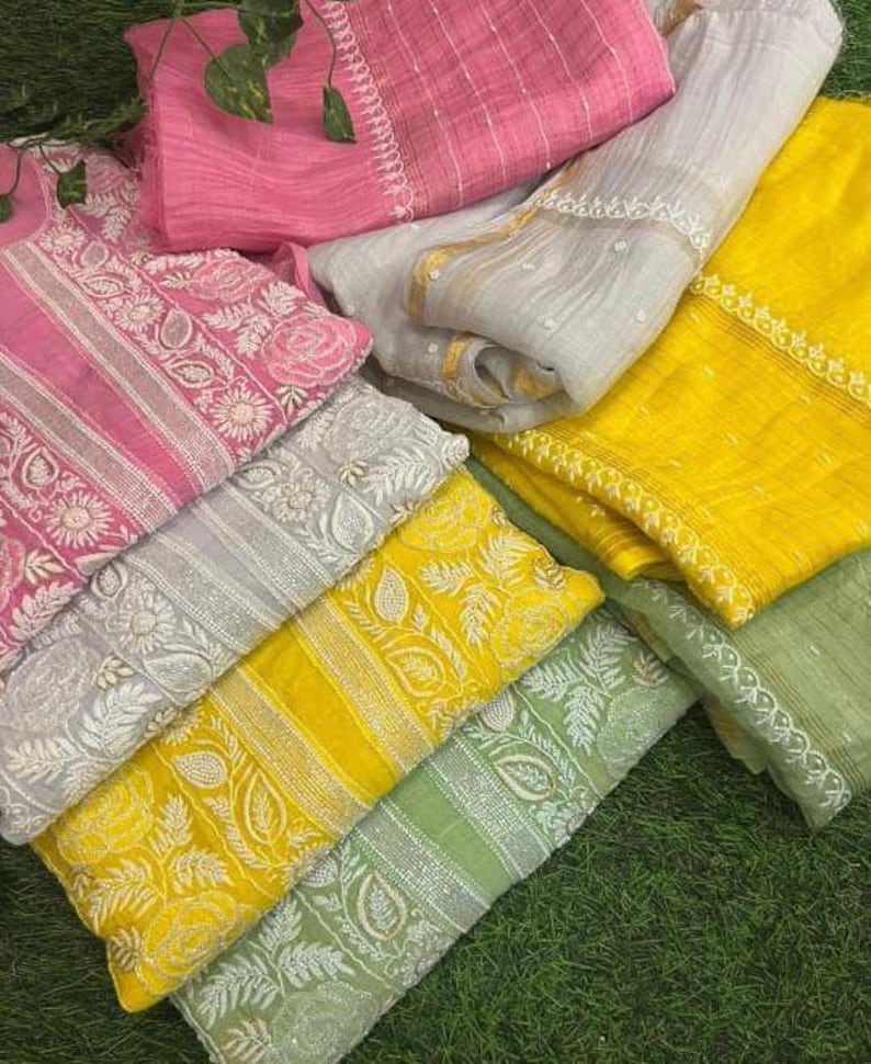 Pure Mul Chanderi Fabric – Custom Dyeable in Any Color - Etsy UK