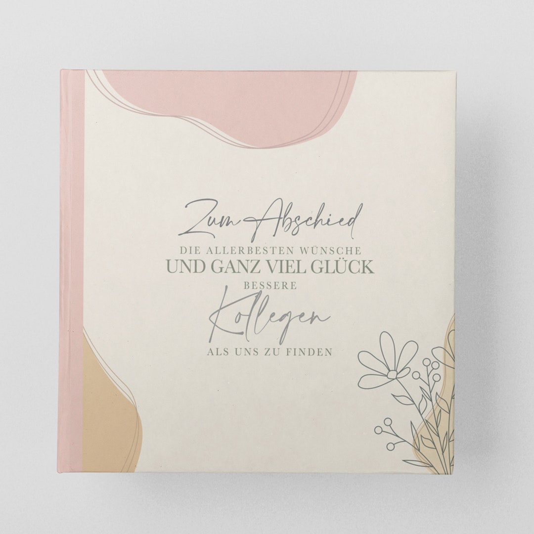 Farewell Book Colleagues Farewell Gift Colleagues Farewell Pension Job ...