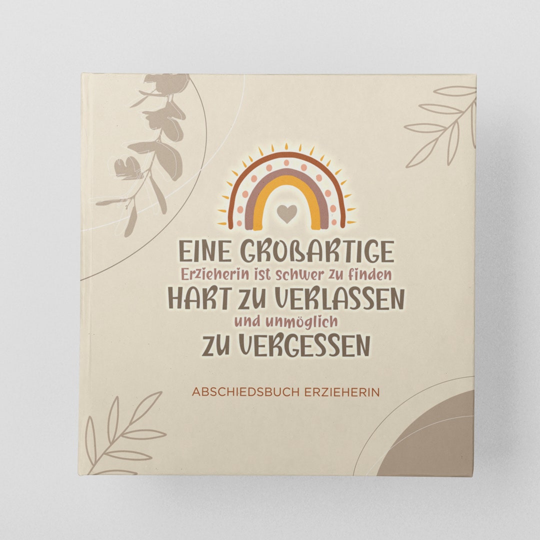 Farewell Book Kindergarten Teacher Farewell Gift Kindergarten Teacher ...