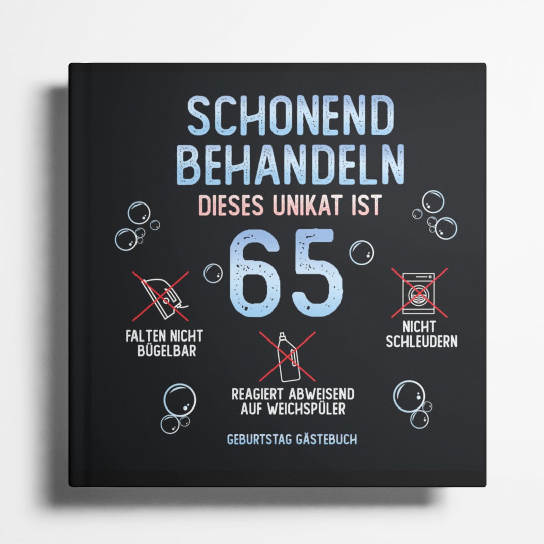 65. Geburtstag Gästebuch Fotoalbum 65 Geburtstag Geschenk für ...
