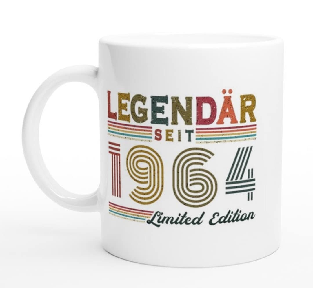60th Birthday 1964 Mug 60 Birthday Gift Wife, Husband or Brother Sister ...