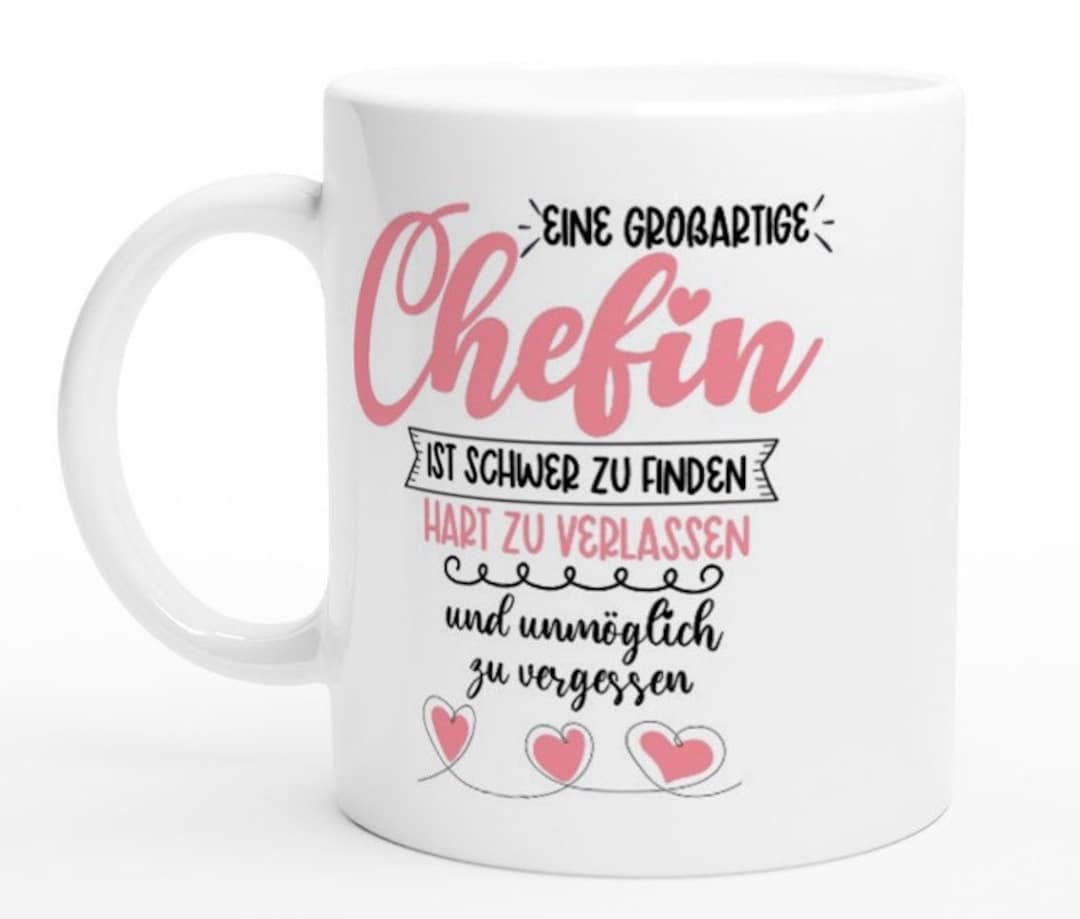 Chefin Abschied Geschenk Chefin als Abschiedsgeschenk - Chefin ...