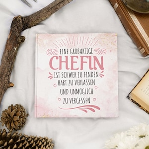 Abschiedsbuch Chefin Abschiedsgeschenk zum Abschied deiner Chefin und ...