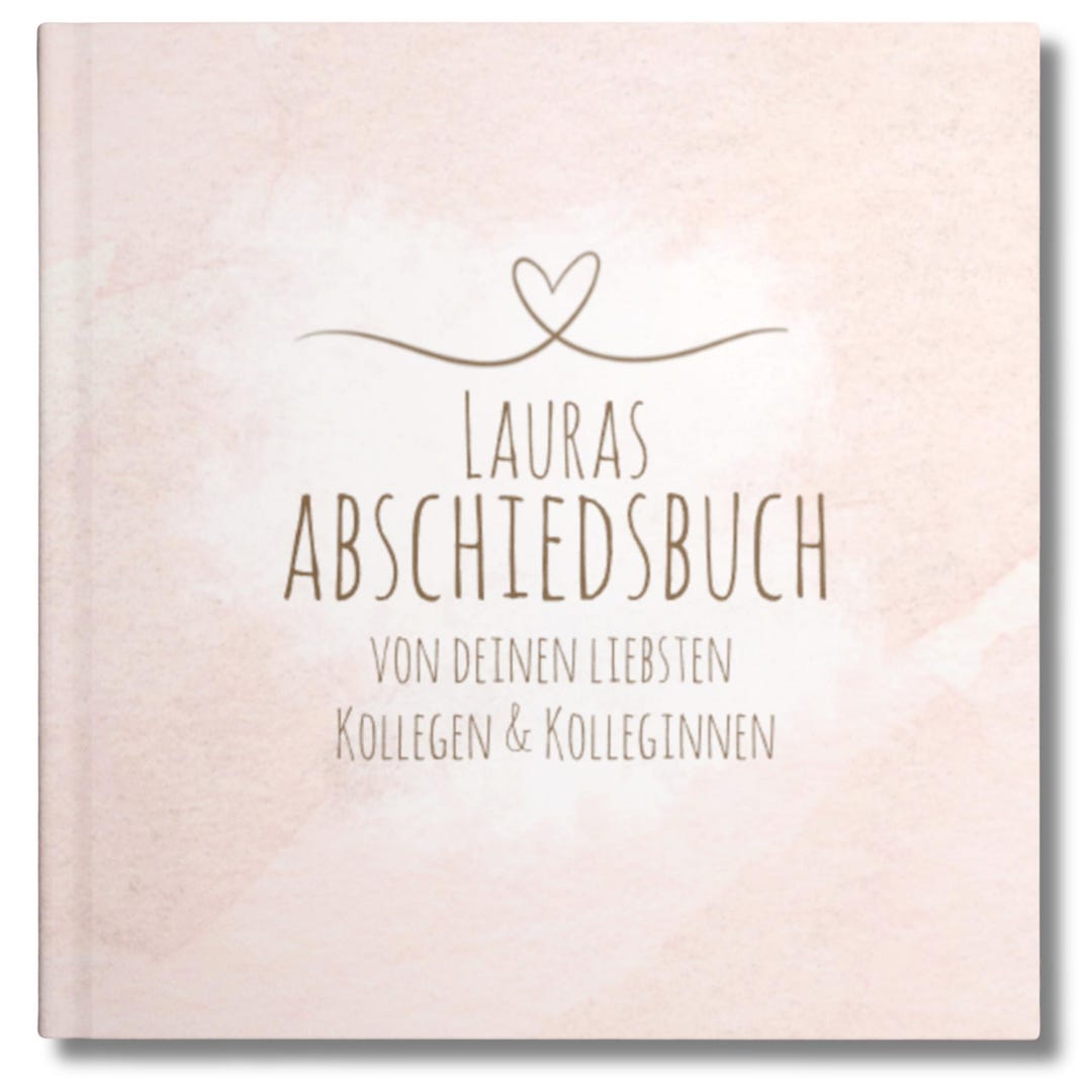 Personalized Farewell Book for Colleagues to Fill Out – Gift for Job ...