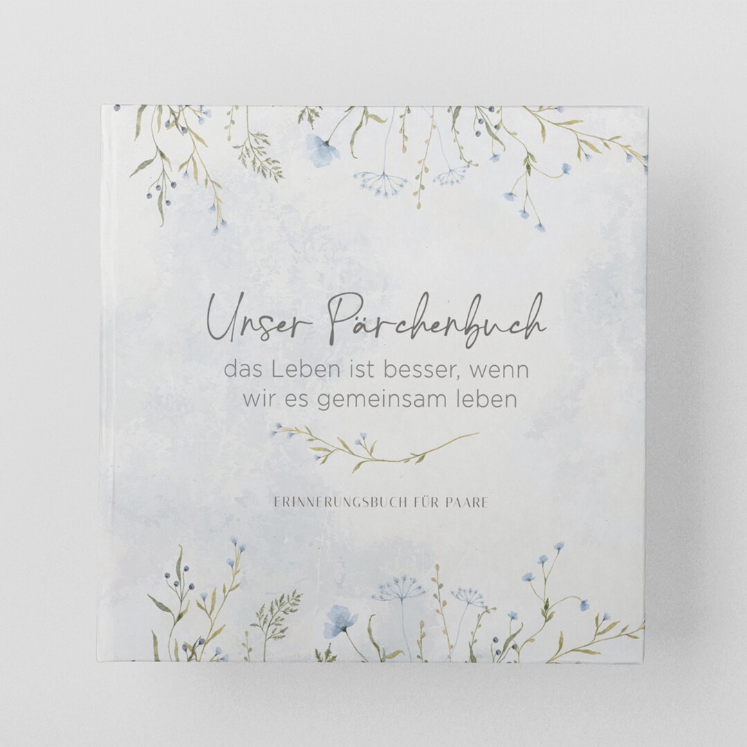 Couple Book to Fill Out Couple Book Gift for Couples Photo Album as ...