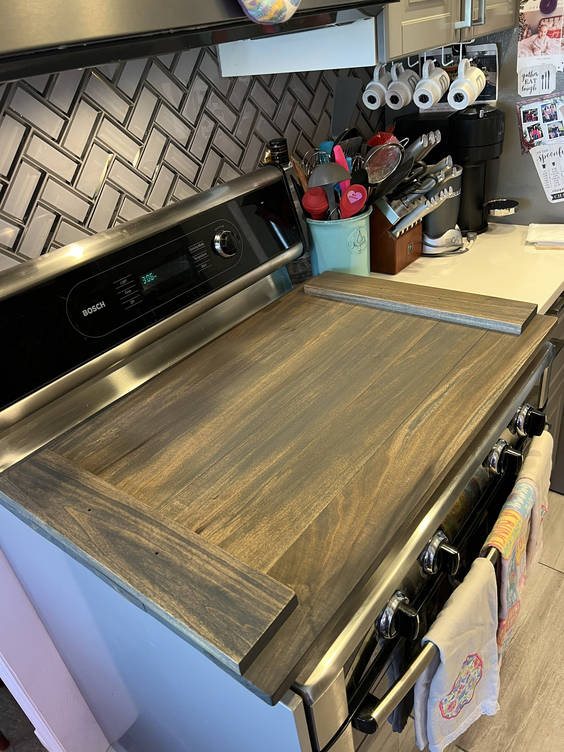 Wooden Stove Top Cover, the Ultimate Kitchen Accessory That Will ...