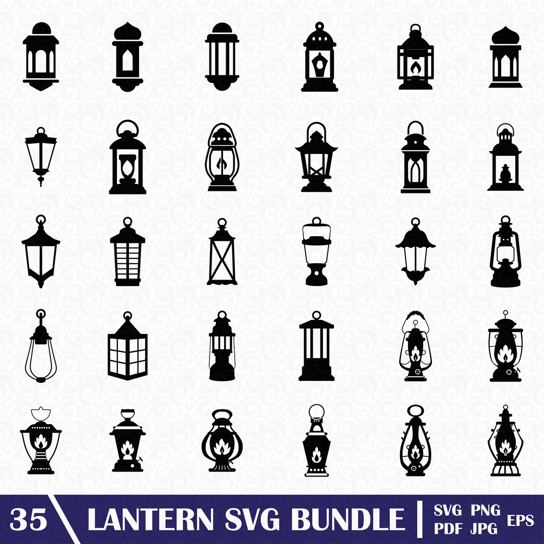 Lantern Svg Bundles, Lantern Svg Files, Lantern Clipart, Lantern PNG ...
