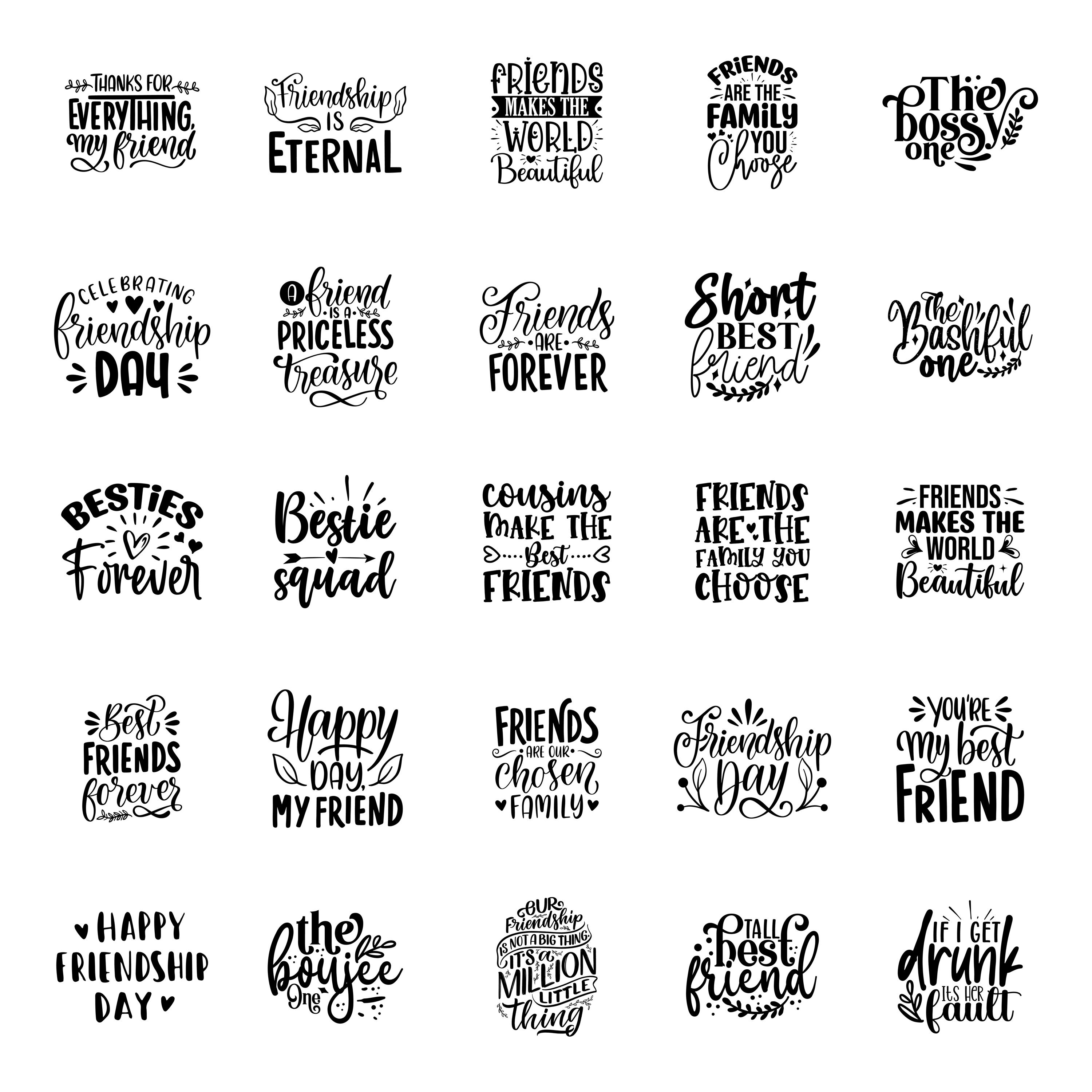 Friendship Quotes Svg, Friends Svg, Girl Friendship Svg, Best Friends ...