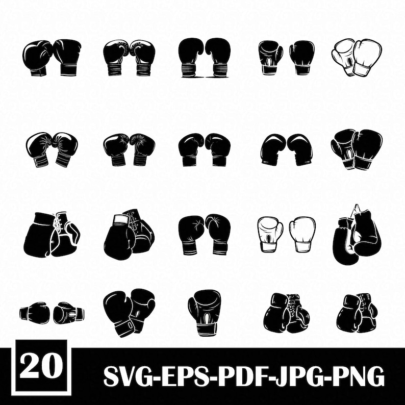 Boxing Svg Bundles, Boxing Gloves Clipart, Boxing PNG, Boxing Clipart ...