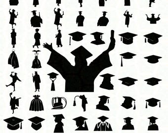 Graduation Svg Bundles, Graduation Clipart, Graduation PNG, Graduation ...