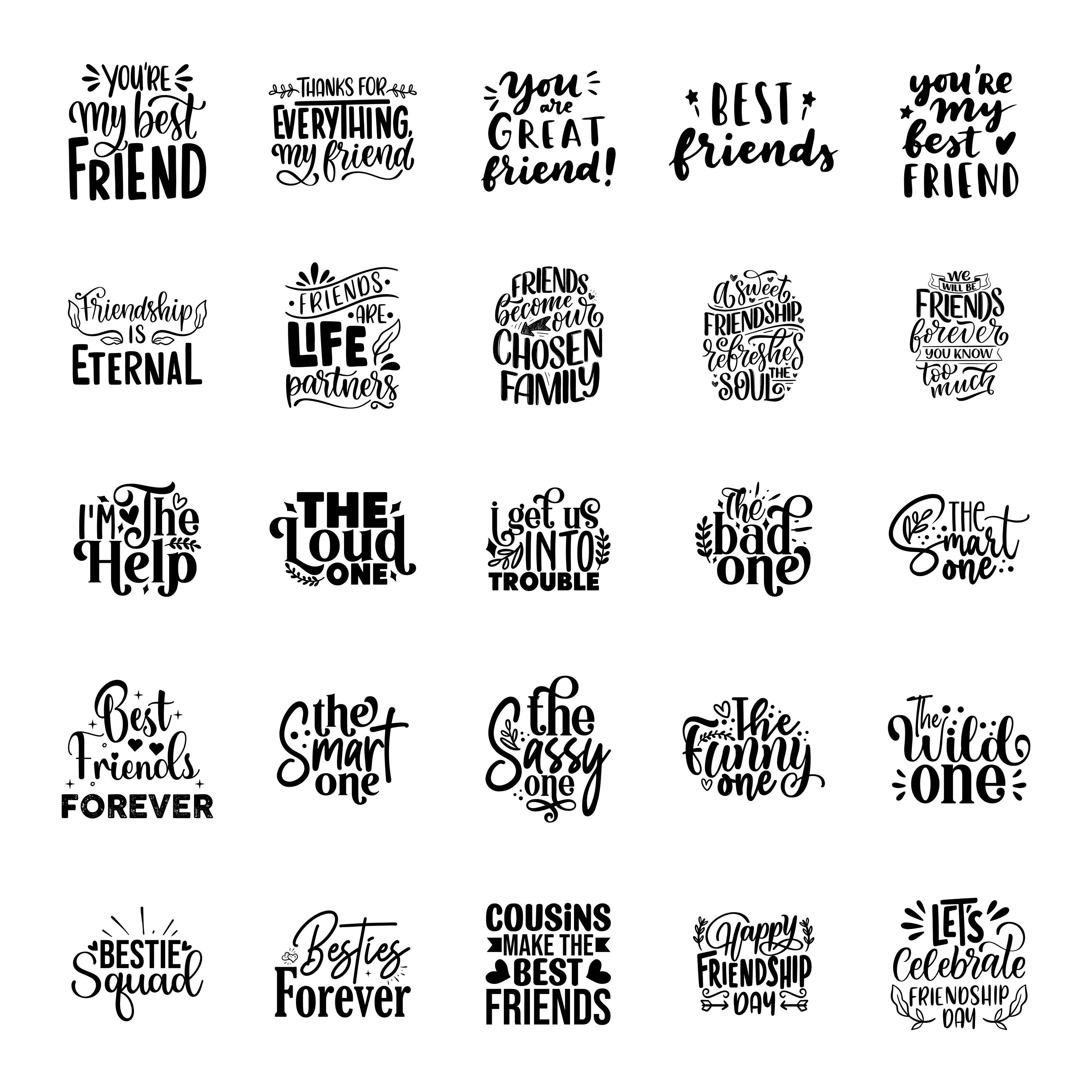 Friendship Quotes Svg, Friends Svg, Girl Friendship Svg, Best Friends ...
