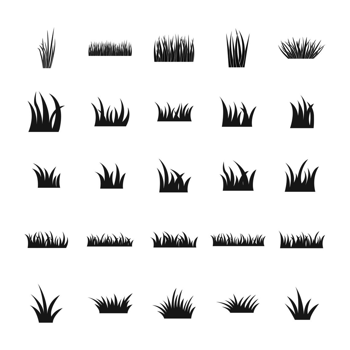 Grass Svg Bundles, Grass Svg Art, Grass Clipart, Grass Images, Grass ...