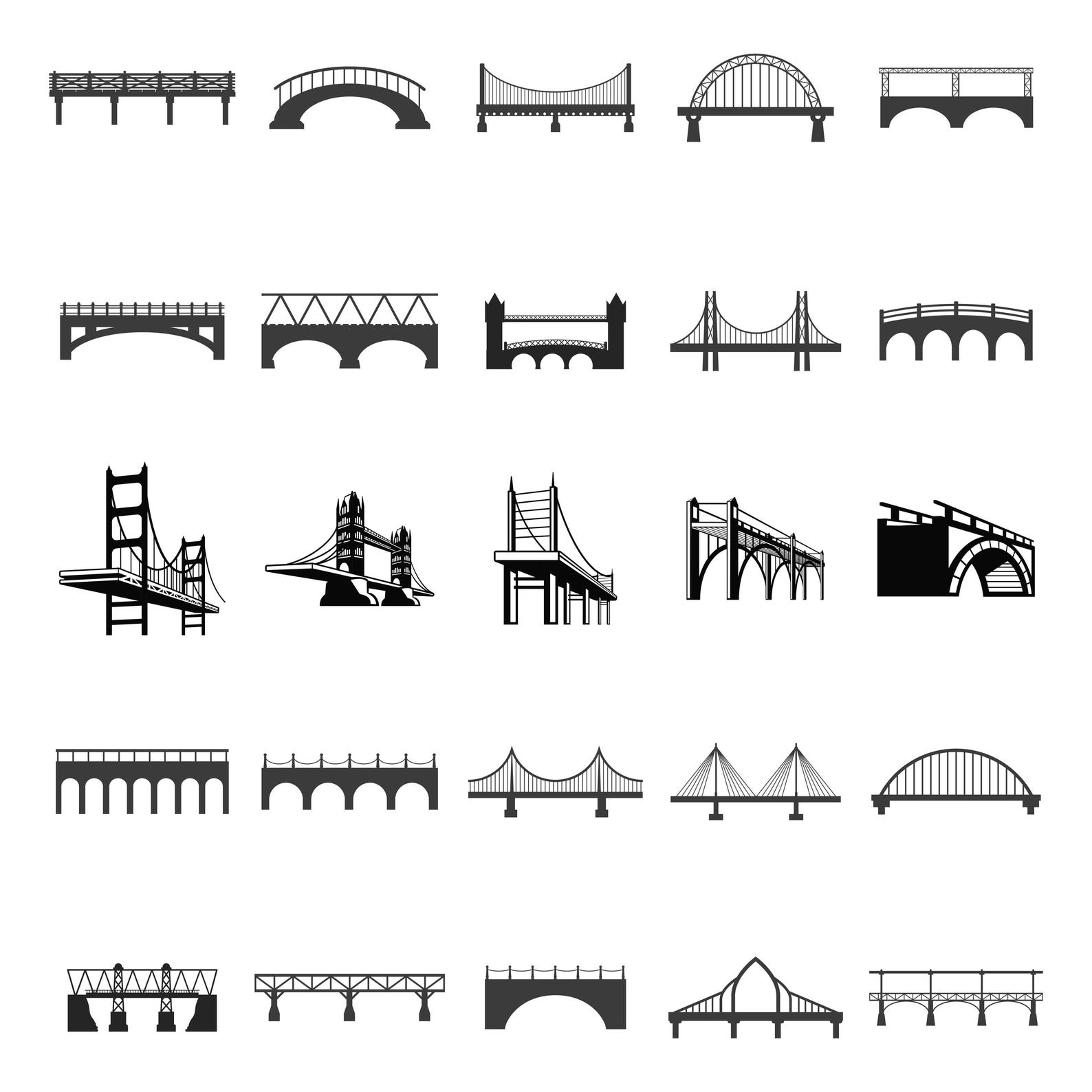 Bridge Svg Bundles, Bridge Svg Design, Bridges Clipart, Bridges PNG ...