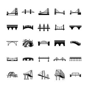 Bridge Svg Bundles, Bridge Svg Design, Bridges Clipart, Bridges PNG ...