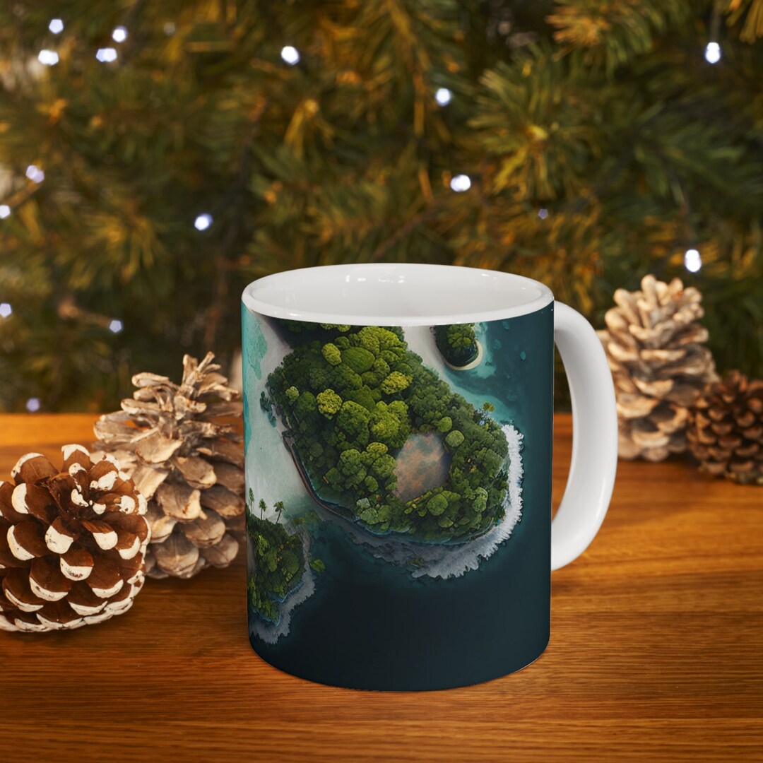 Tropical Bay Island Heritage Coffee Mugs Island Dreams Tropical ...