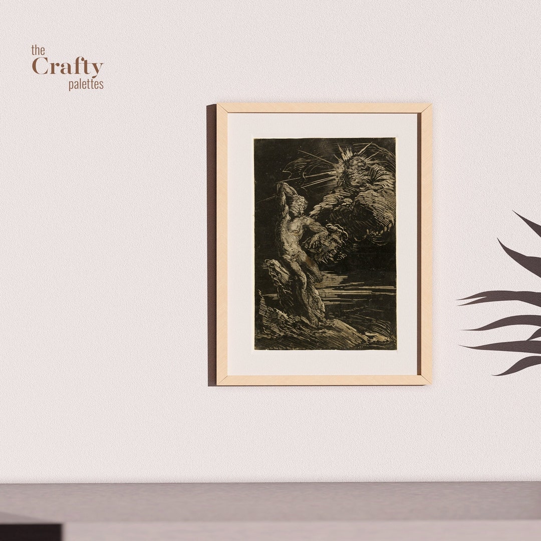 The Creation of Adam. First Man on Earth - Etsy