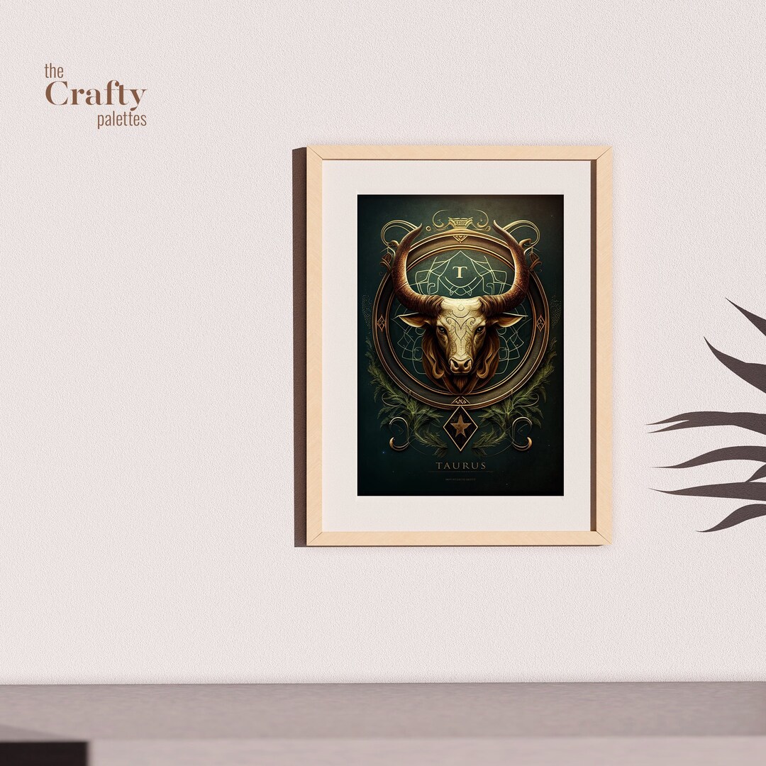 Taurus Astrology Poster Gift Parents or New Born Name on Poster - Etsy