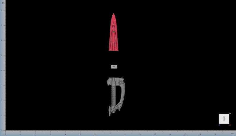 Kamen Rider Kabuto Dagger STL Files - Etsy