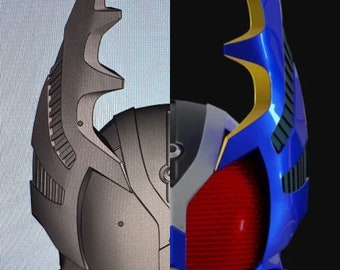Kamen Rider Sasword Helmet 3d Print STL Files - Etsy