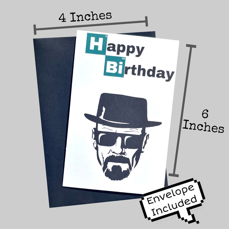 Breaking Bad Birthday Card funny Greeting Card 4x6 Birthday - Etsy