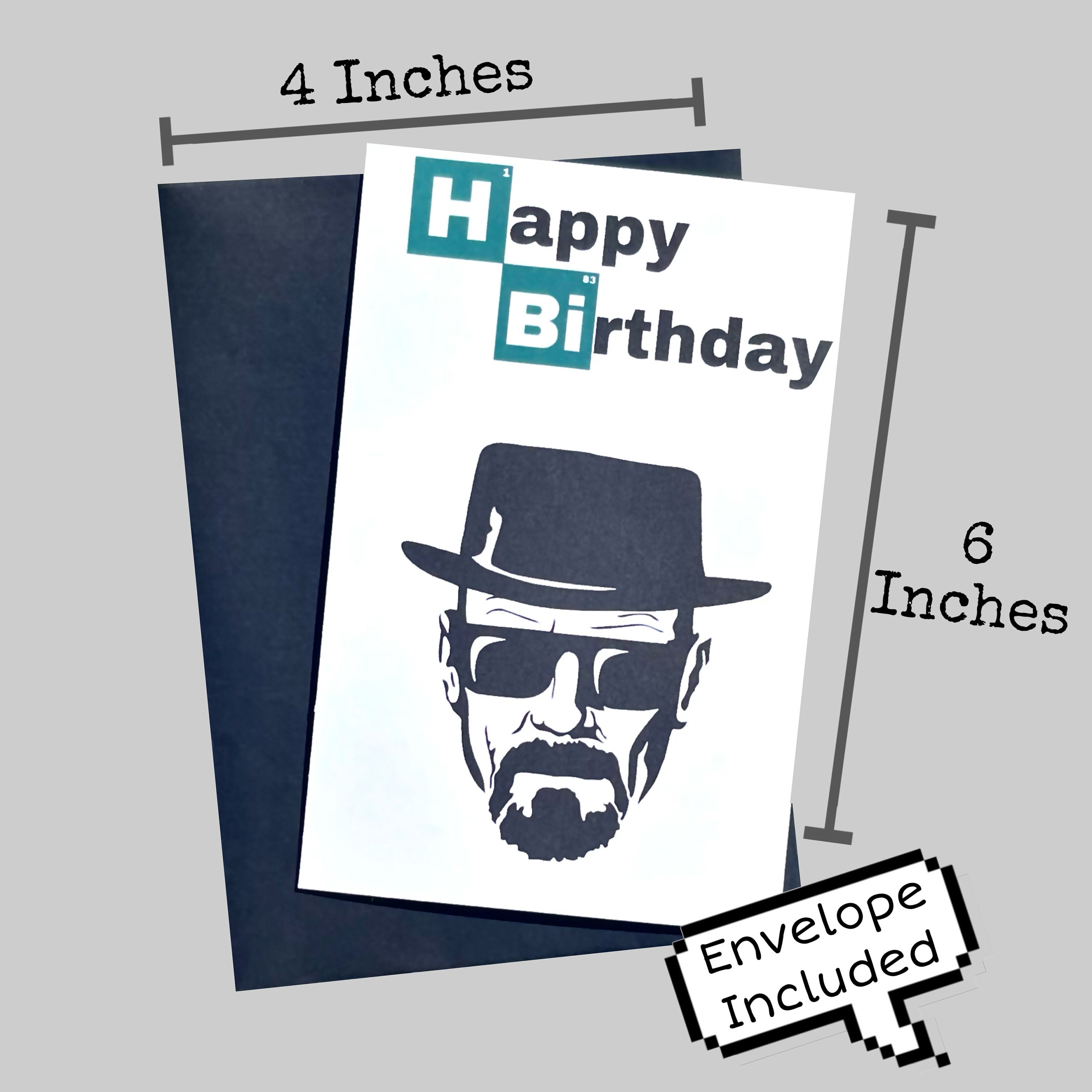 Breaking Bad Birthday Card funny Greeting Card 4x6 Birthday - Etsy