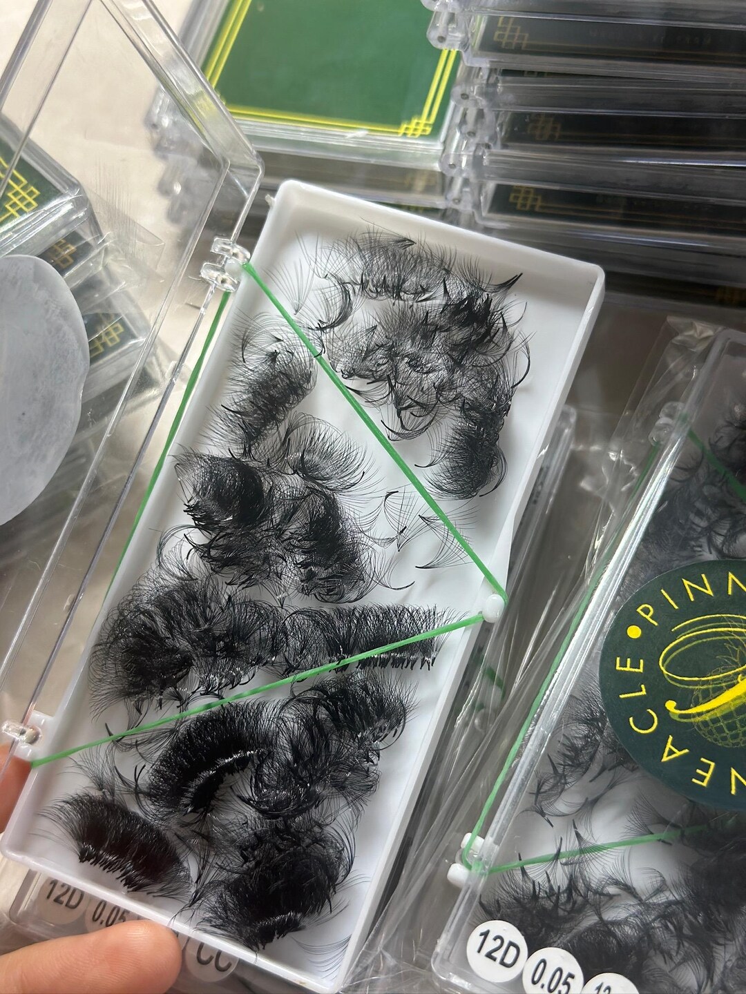 12D Mega Russian Volume Lash Fans | Handmade Korean Fiber Lashes - Etsy