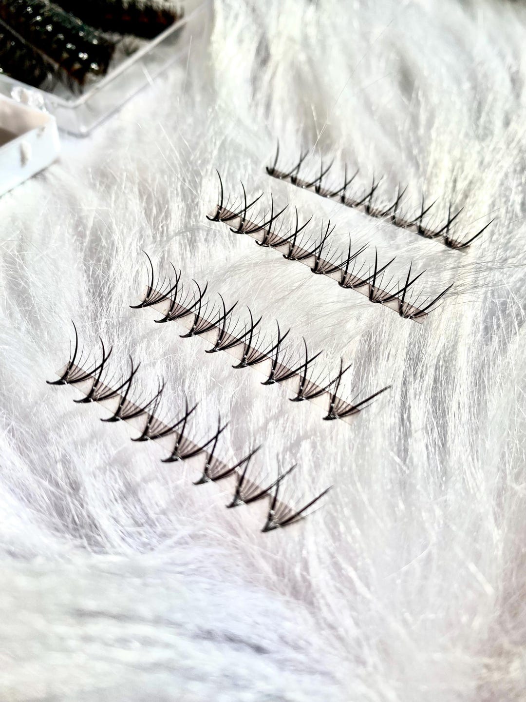500 Fans V Shape Wispy Premade Fans | Phoenix Lashes, Double Wispy ...