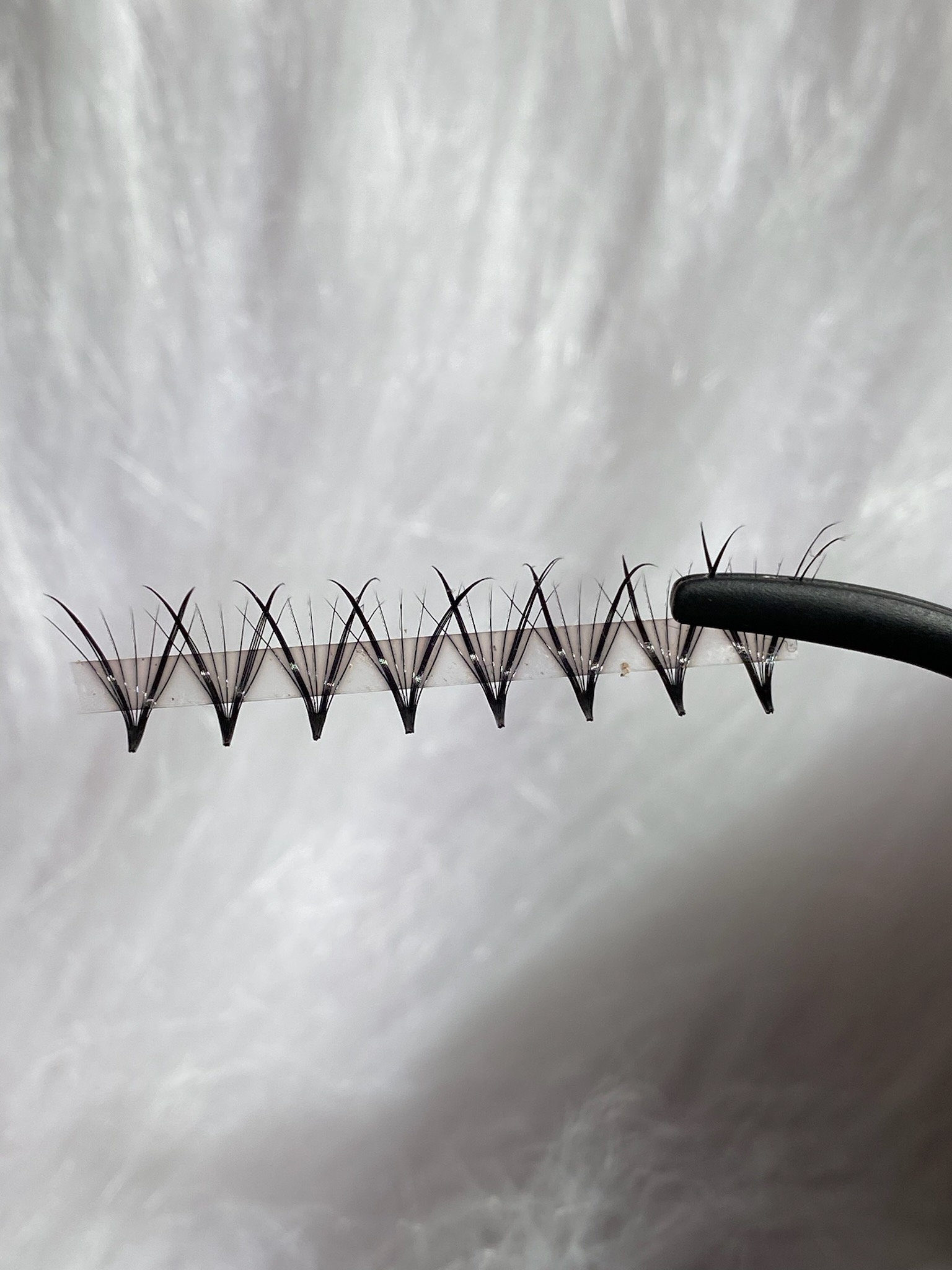 Double Spikes Wispy Premade Fans 8 Sizes in 1 1200 Fans Premade Volume ...