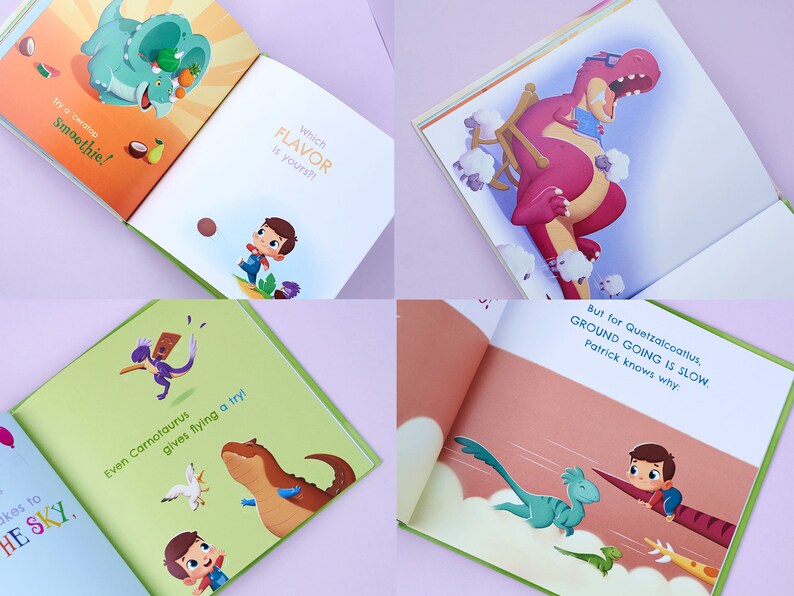 Personalized Book for Kids Dinosaur Playdate A Superb Story With Your ...