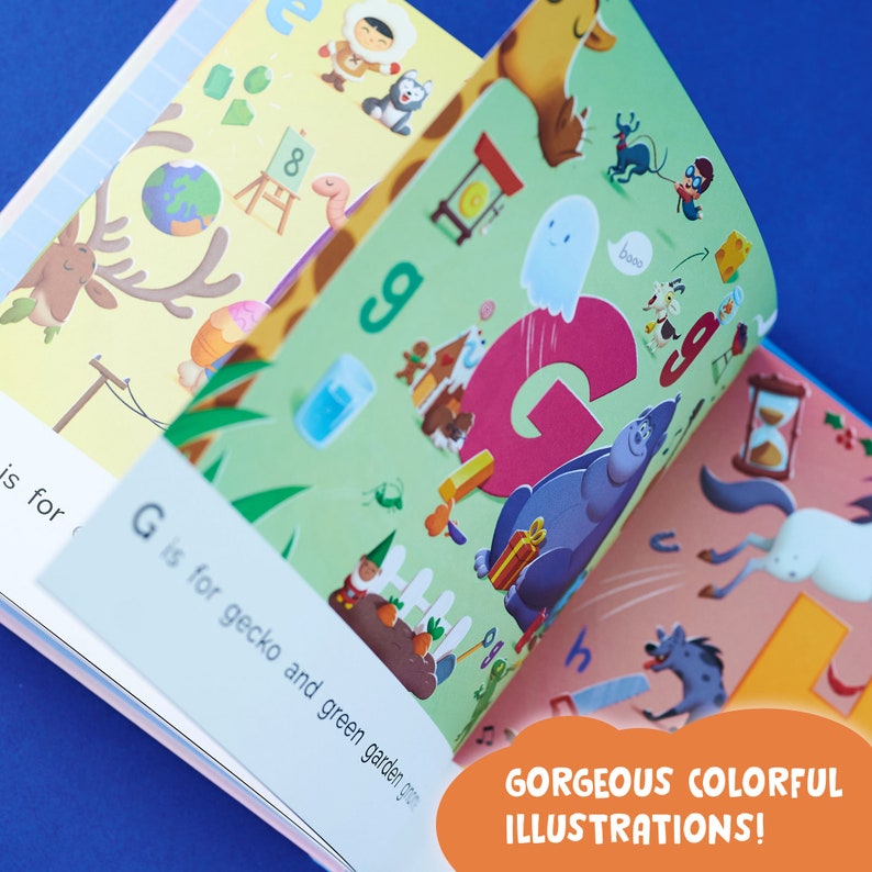 Personalized Book for Kids - ABC Book - Ideal Gift to Learn Words and ...