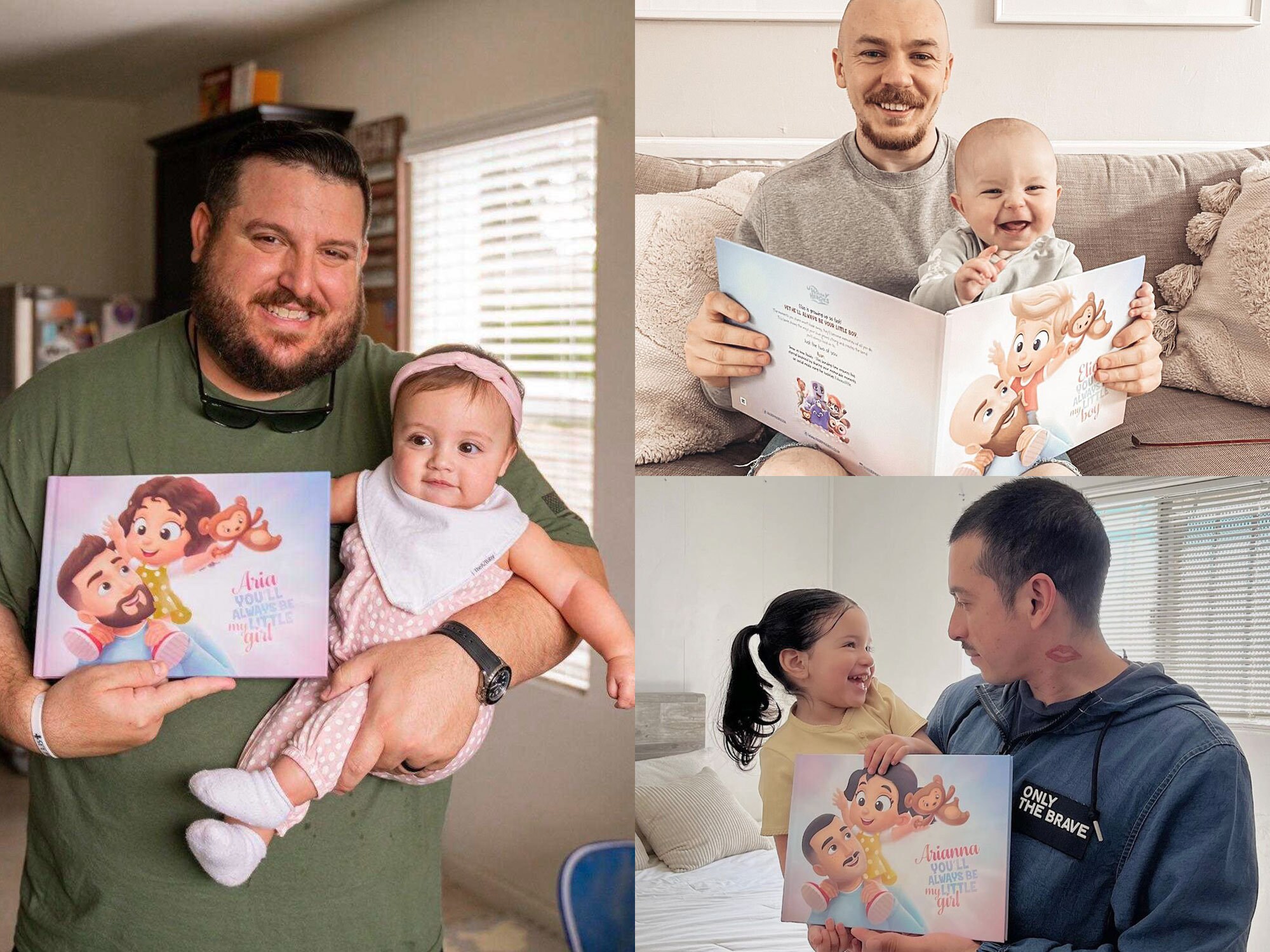 Personalized Book for Dad 1 Kid Always My Baby A Father's Day Gift ...