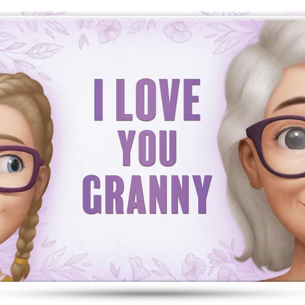 Love You Grandma Book - Etsy