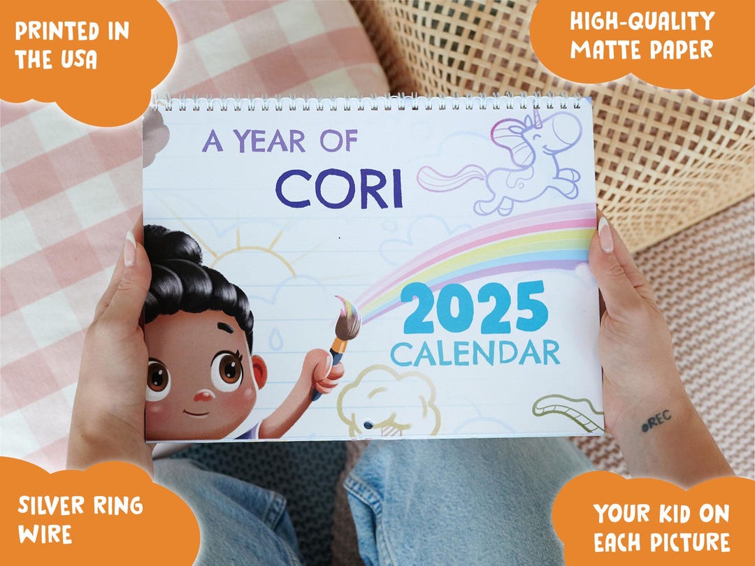 Personalized Calendar 2025 for Kids Hooray Heroes Perfect to Spend the ...