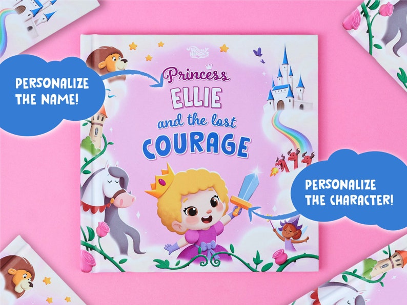 Personalized Book for Girls Princess' Lost Courage the Best Gift Idea ...