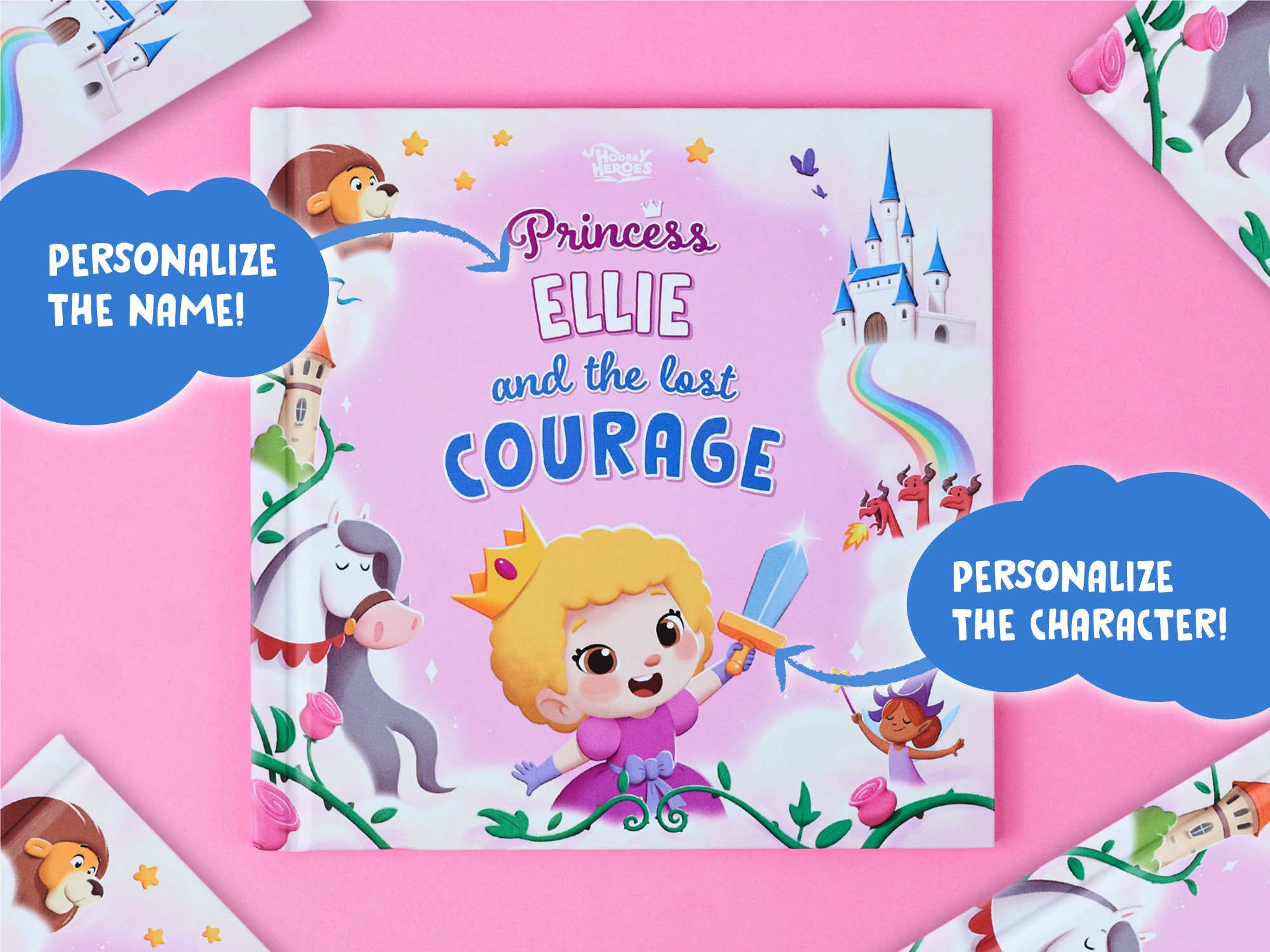 Personalized Book for Girls - Princess' Lost Courage - the Best Gift ...