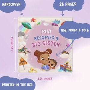 Personalized Book for Big Sister - How to Become a Big Sister - Big ...