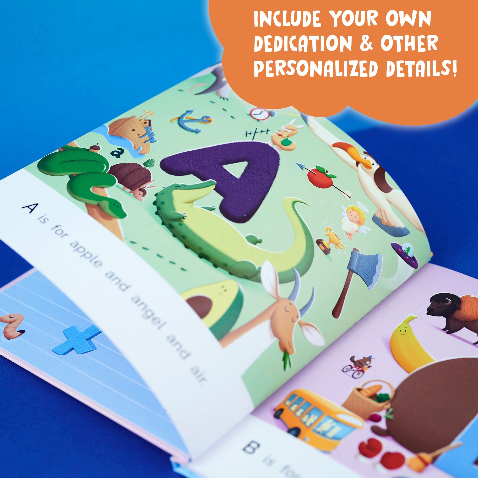 Personalized Book for Kids - ABC Book - Ideal Gift to Learn Words and ...