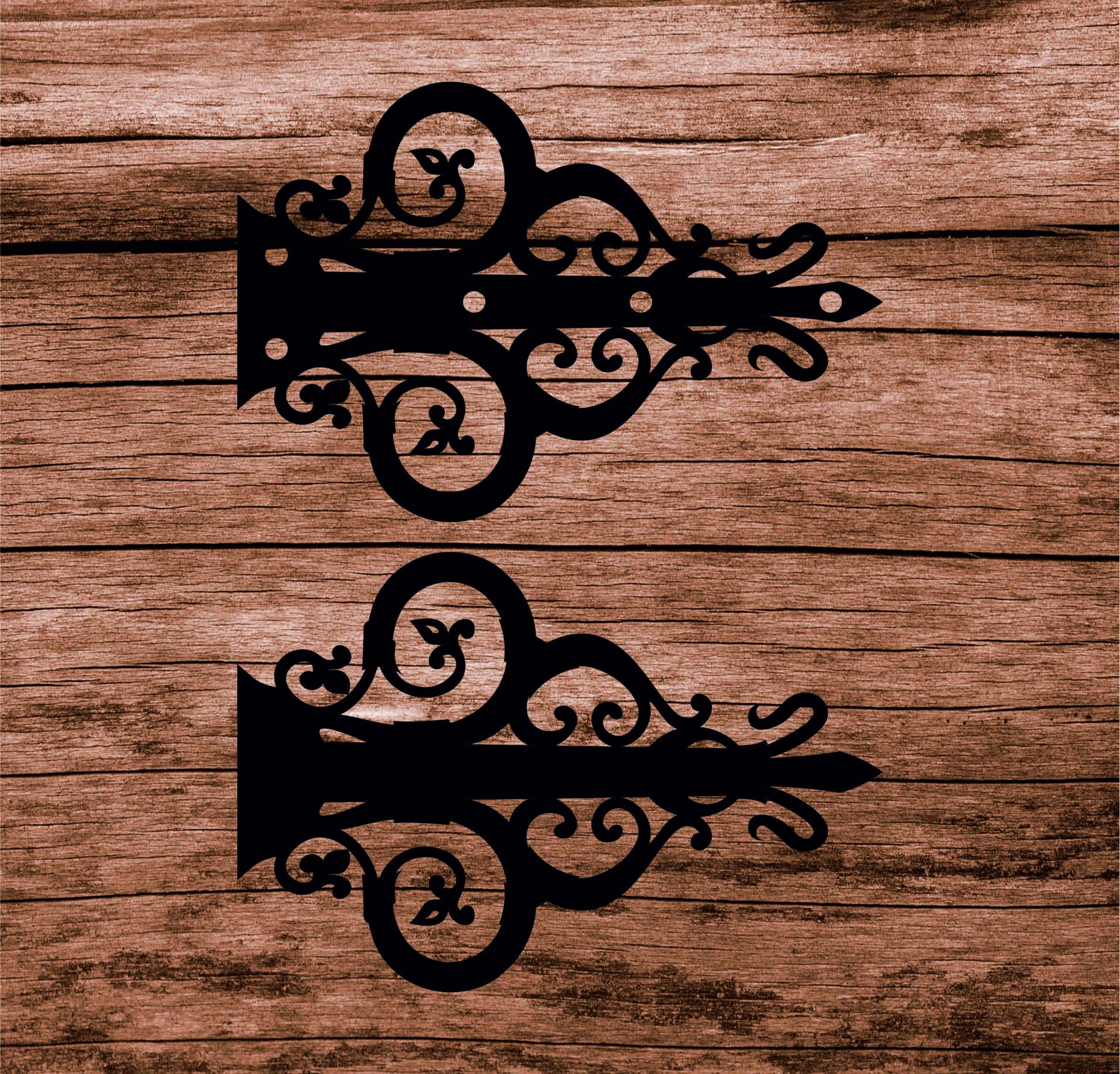 Hinge Art, Door Hinge, Barn Door Hinges, Garage Hinge, Svg, Dxf, Ai ...