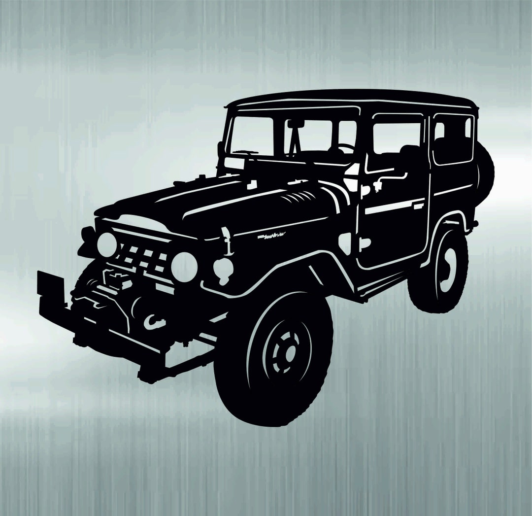 FJ40, FJ40 Svg, FJ40 Dxf, FJ40 Truck, FJ40 Png, FJ40 Car, FJ40 4/4 ...