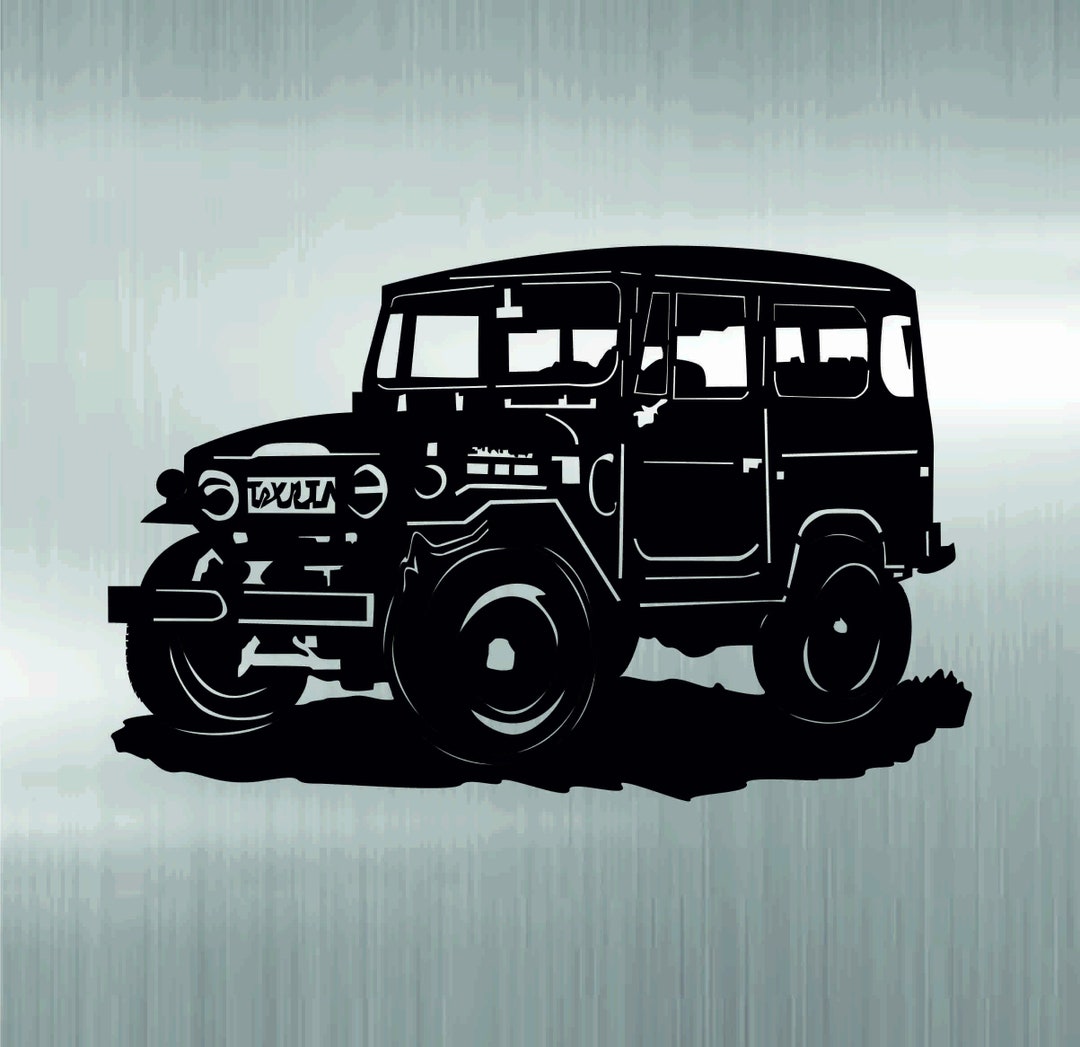 FJ40, FJ40 Svg, FJ40 Dxf, FJ40 Truck, FJ40 Png, FJ40 Car, FJ40 4/4 ...