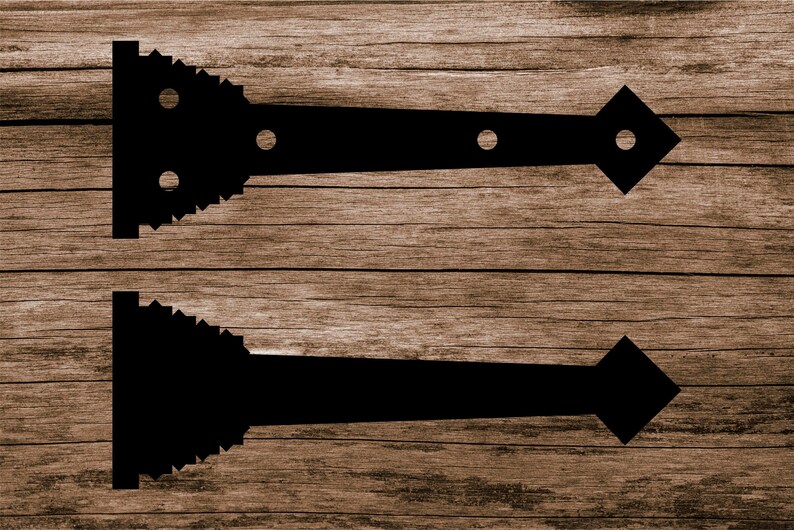 Hinge , Door Hinge , Barn Door Hinges , Svg Dxf Ai Jpg Cdr, Digital ...