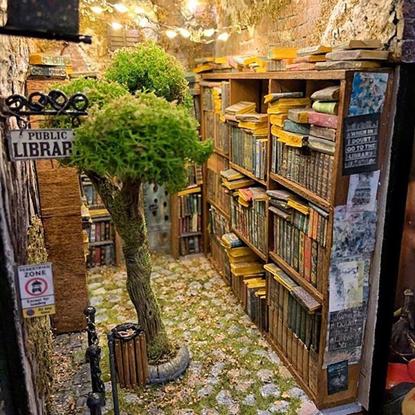 Miniature Bookstore Kit - Etsy